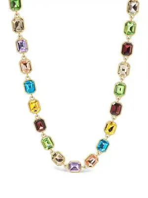 NIALAYA JEWELRY Emerald-cut Crystal Necklace