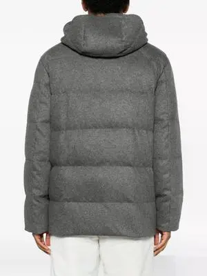 Eleventy Quilted Hooded Jacket