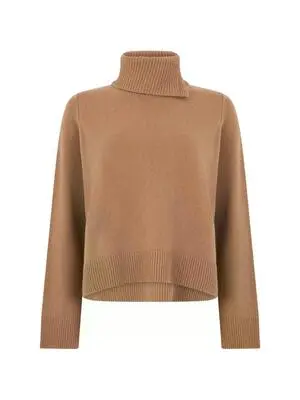 Vince High-neck Wool Sweater - Neutrals