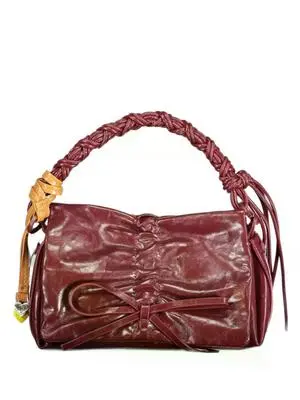 Desigual Bow-detail Braided-handle Tote Bag