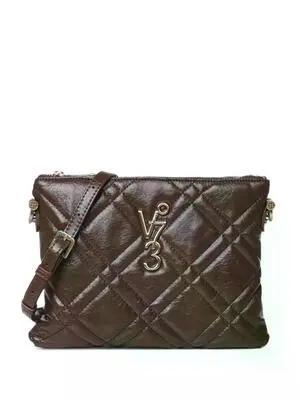V°73 Diaspro Quilted Logo-plaque Cross Body Bag - Brown