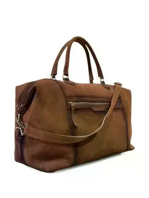 ALBERTO LUTI Suede Holdall Bag