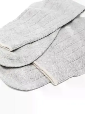 Eleventy Ribbed-knit Socks