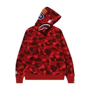 A BATHING APE Color Camo Shark Pullover Hoodie