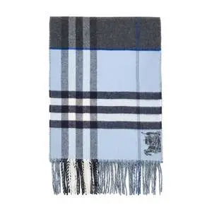 Burberry Check Scarf - Gray