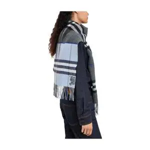 Burberry Check Scarf - Gray