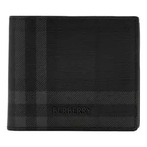 Burberry City Check Bifold Wallet 'iron Grey