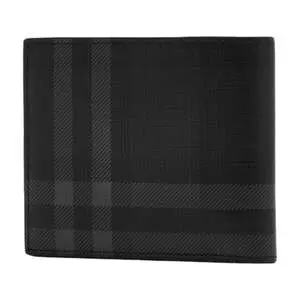 Burberry City Check Bifold Wallet 'iron Grey