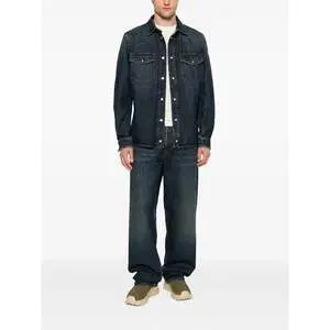 Moncler Denim Regular & Straight-leg Jeans - Blue