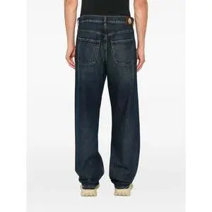 Moncler Denim Regular & Straight-leg Jeans - Blue