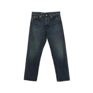 Moncler Denim Regular & Straight-leg Jeans - Blue