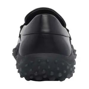 Miu Miu Logo Leather Loafers