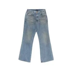 WILLY CHAVARRIA Denim Wide-leg Jeans - Blue