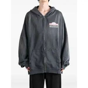 WILLY CHAVARRIA Grey Sweaters & Knitwear Hoodies