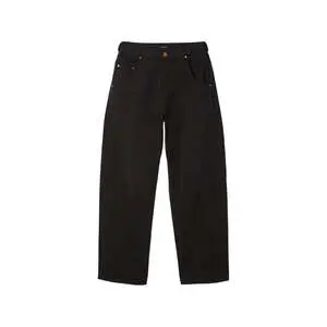 WILLY CHAVARRIA Denim Wide-leg Jeans - Black