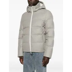 Brunello Cucinelli Grey Jackets Padded & Down Jackets