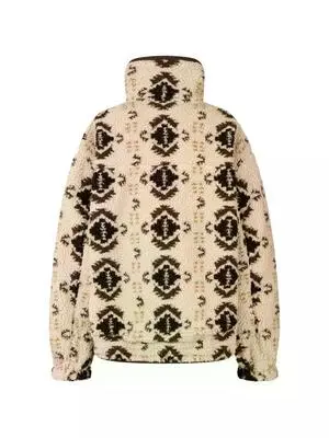 STUDIO TOMBOY Patterned Shearling Jacket - Neutrals