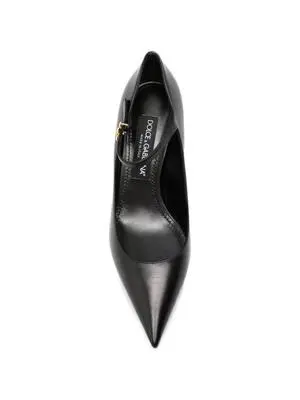 Dolce & Gabbana Pointed-toe Dg Logo Pumps