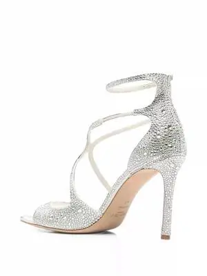 JIMMY CHOO Azia Crystal-embellished Sandals
