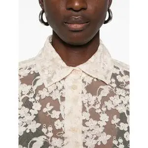 Fendi Neutrals Tops Shirts - Cream