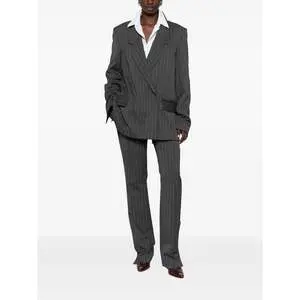 Sportmax Grey Jackets Blazers