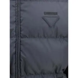 Prada Grey Jackets Padded & Down Jackets