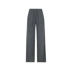 Max Mara Grey Trousers Palazzo Pants - Gray