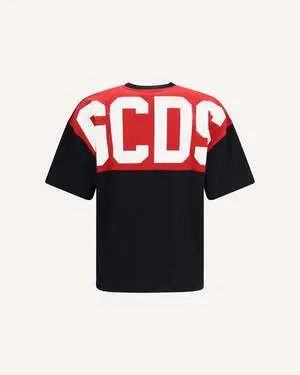 Gcds Cotton Crewneck T-hirt With Back Logo