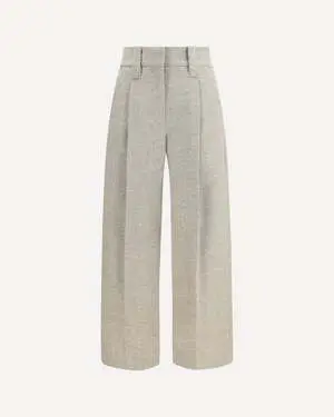 Brunello Cucinelli High-waisted Pleated Pants