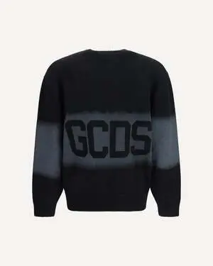 Gcds Logo Spray Crewneck Sweater
