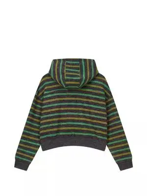 STUDIO TOMBOY Striped Hoodie - Grey