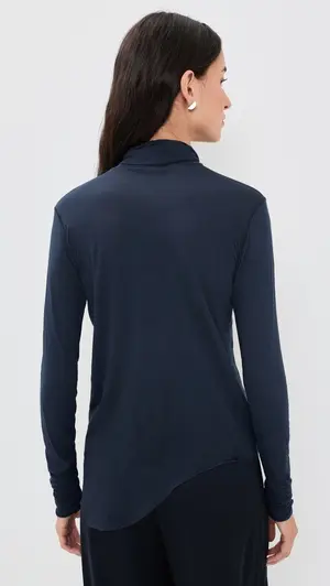 All Three Molly Tissue Cotton Turtleneck