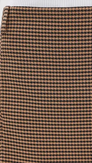 COURREGES Houndstooth Mini Skirt