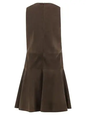 Brunello Cucinelli Suede Mini Dress