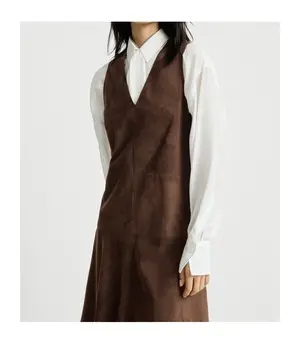 Brunello Cucinelli Suede Mini Dress