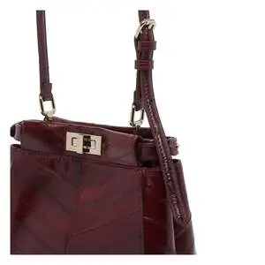 Fendi Xs My Peekaboo Handbag - Red