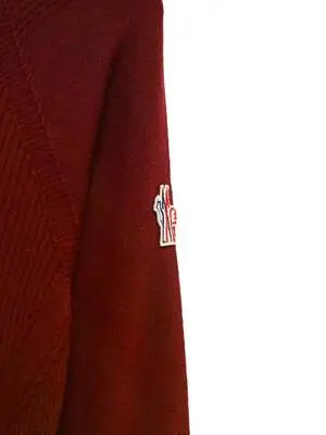 Moncler Logo-patch Ribbed Sweater