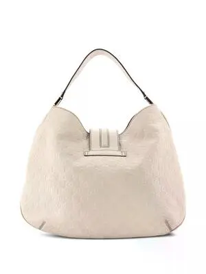 Gucci New Ladies Web Guccissima Leather Medium Hobo Bag - Neutrals