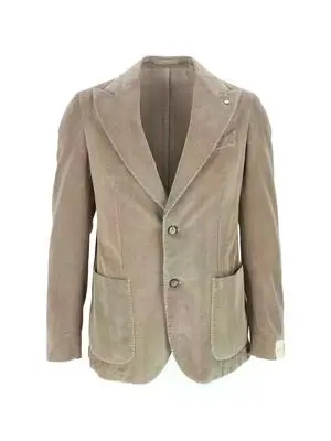 L.B.M. 1911 Corduroy Single-breasted Blazer