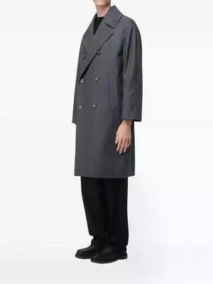 HEVO Tricase Double-breasted Coat - Grey
