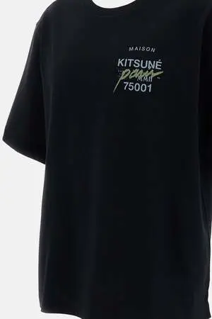 Maison Kitsuné Maglietta Oversize Con Stampa Mmii Profile Fox