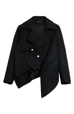 Comme Des Garçons Wool Kersey Jacket
