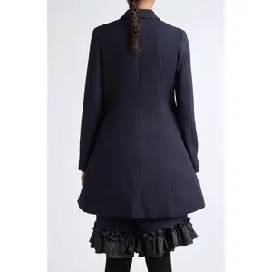 Comme Des Garçons Gabardine Coat - Navy