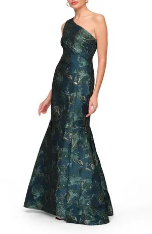 Js Collections Agnes One-shoulder Gown