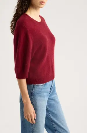 FRAME The Brushed Chalet Wool & Cashmere Sweater