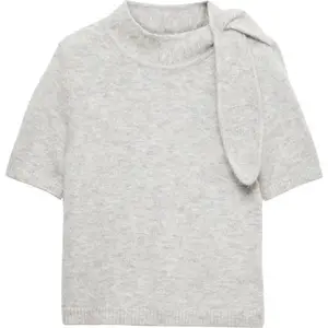 M&s Scarf Tie Sweater