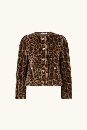 THE NOLI SHOP Aviva Faux Fur Jacket