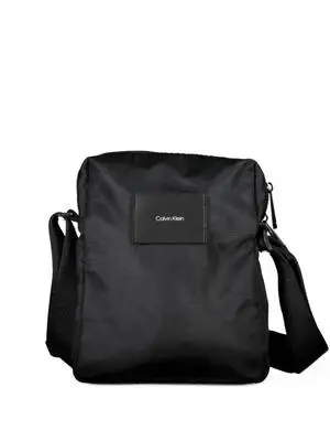 Calvin Klein Logo-patch Messenger Bag - Black