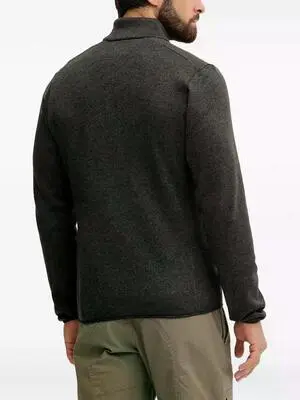 SALEWA Logo-print Zip-up Sweater