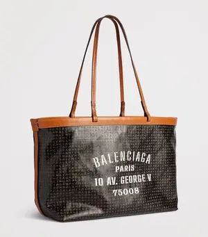 Balenciaga Medium Coated Canvas Select Tote Bag